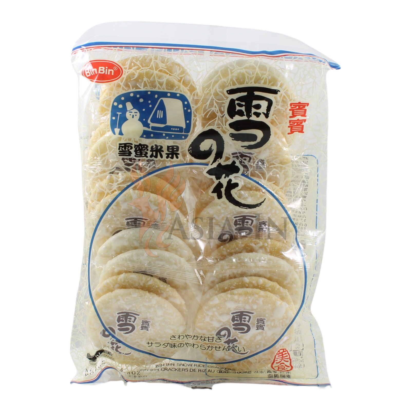 Reis Cracker mit Zucker, Snow Rice Crackers 150g